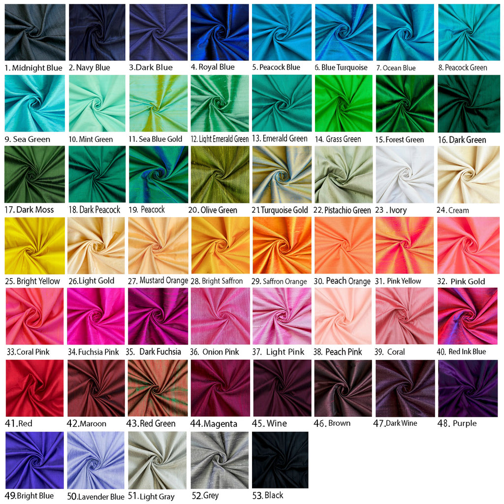 Turquoise & Gold Silk Dupioni Curtain Panels (Rod Pocket, Grommet, Box ...