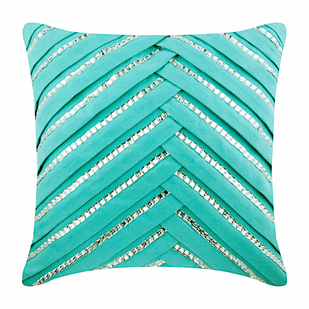 Apple Green Suede Throw Pillow Cover, Crystal Lady – The HomeCentric