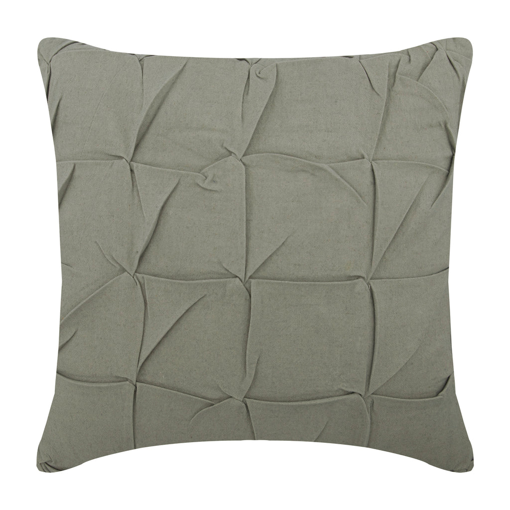 Gray Cotton Linen Throw Pillow Cover, Grey Linen Texture – The HomeCentric