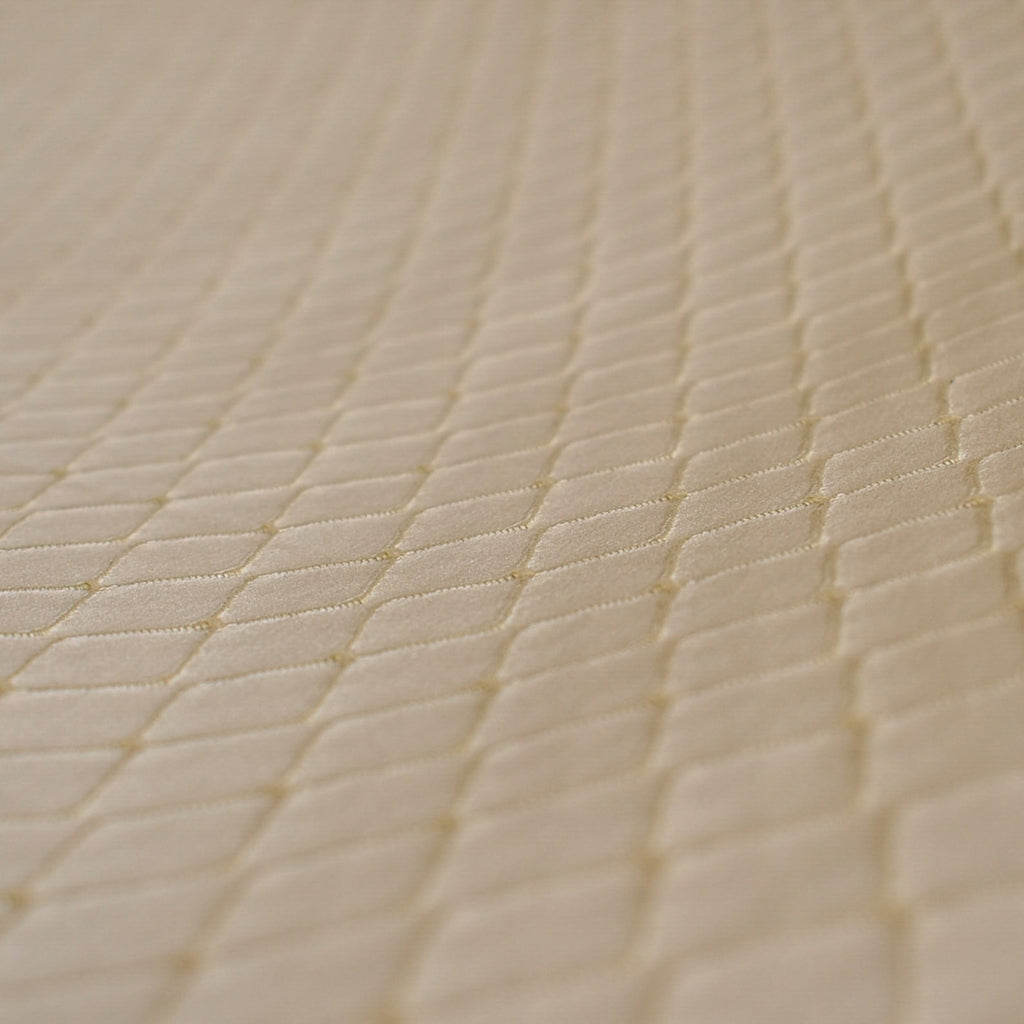 Beige Diamonds Geometric Embroidered Fabric By The Yard – The HomeCentric