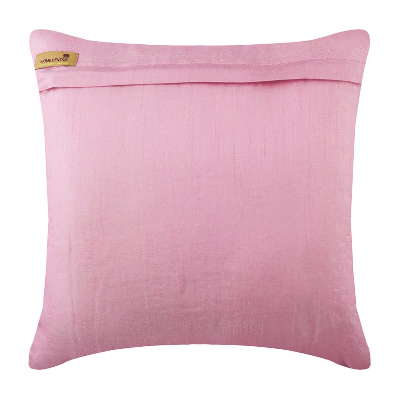 Pink Art Silk Throw Pillow Cover, Pink Illusion – The HomeCentric