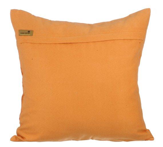 Orange Faux Suede Decorative Euro Sham, Orange Love Tune – The HomeCentric
