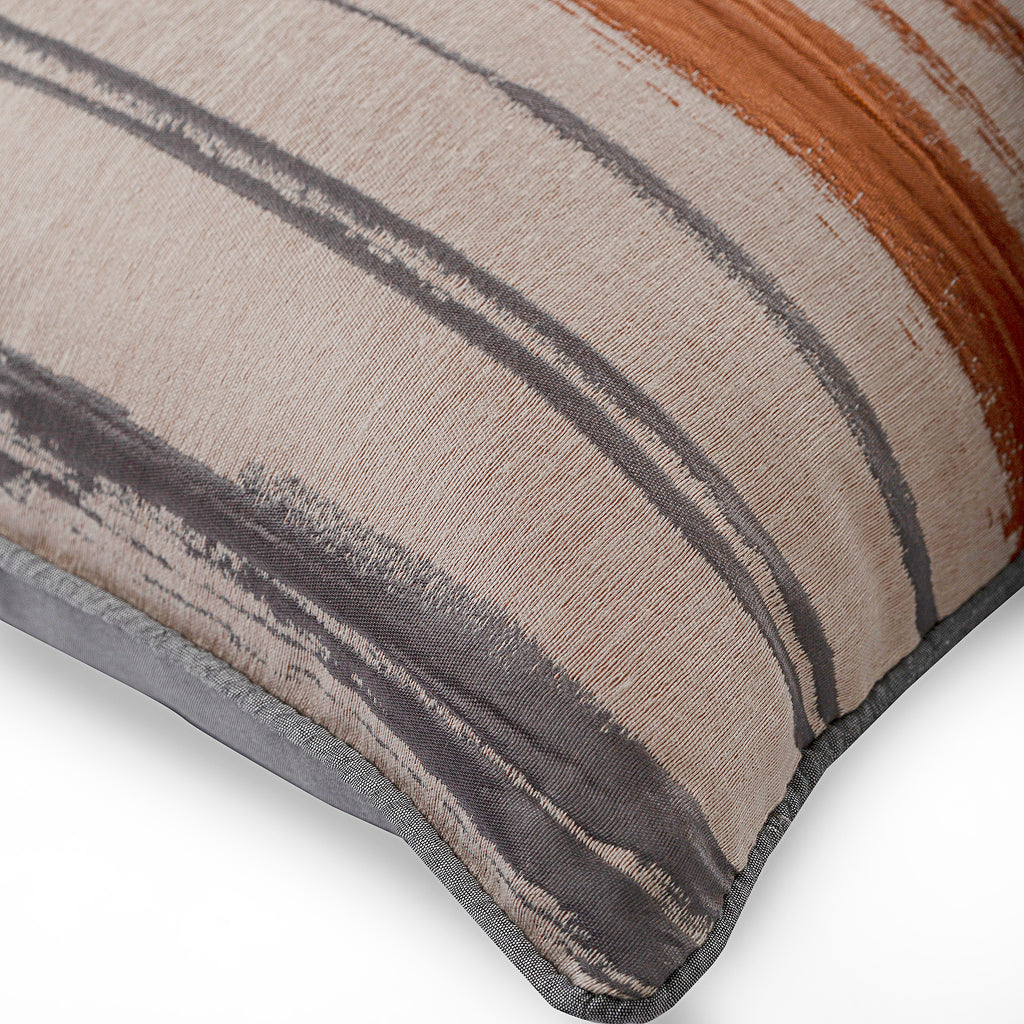 Rust Jacquard Silk Throw Pillow Cover, Rustic Martini – The HomeCentric